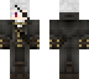Bloodborne Hunter (eyepatch var) | Minecraft Skin