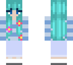 blue girl | Minecraft Skin