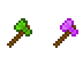 Emerald and Amethyst Axe | Minecraft Skin