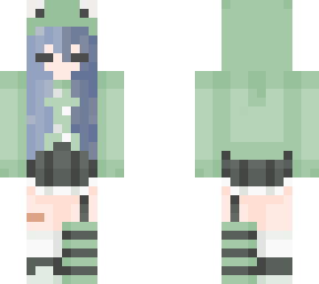 frog girl | Minecraft Skin