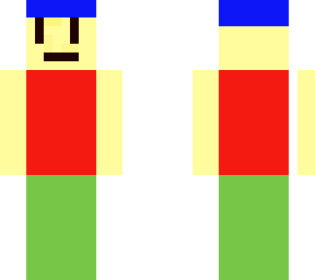 Noob With Blue Cap | Minecraft Skin