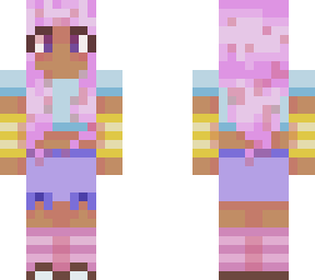 pastel flower girl