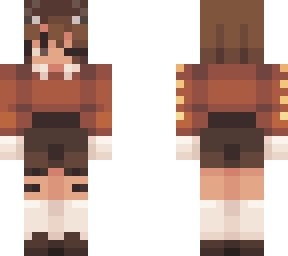 stomach holes burning. | Minecraft Skin