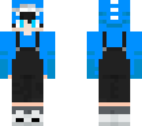 Blue dino boy skin | Minecraft Skin
