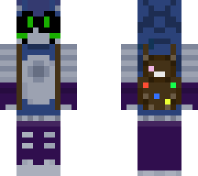 Metal Curse Sonic With backpack | Minecraft Skin