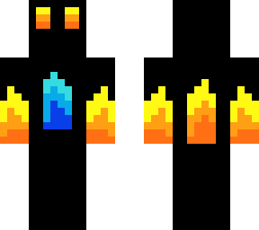 Cool fire boy | Minecraft Skin