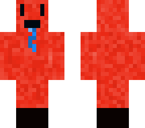 Drooling red man | Minecraft Skin