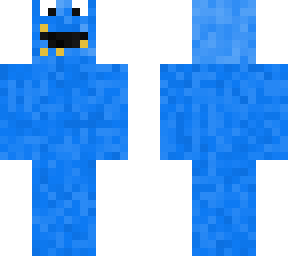 elmo disguised as cookie monster | Minecraft Skin