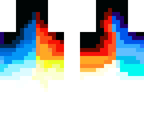 fire and water | Minecraft Skins