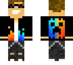 rgb creeper | Minecraft Skins
