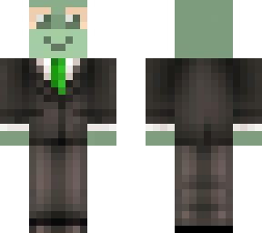 forg the frog in a suit | Minecraft Skin