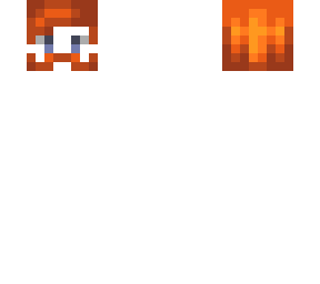 Male HB - Thick Ginger Bangs w/ Mustache | Minecraft Skin