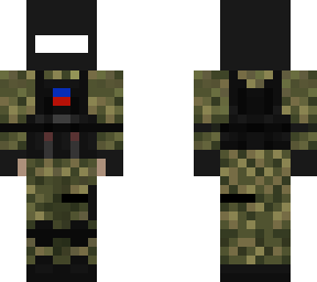 Soldier A Basic Ski mask | Minecraft Skin
