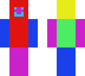 Kolorowy/Colorful 2 | Minecraft Skin