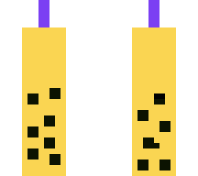 Pineapple boba tea | Minecraft Skin