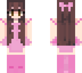 pink dress | Minecraft Skin