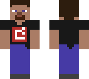 Plastic and normal mojang employee steve | Minecraft Skin