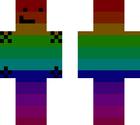 rainbow noob | Minecraft Skin
