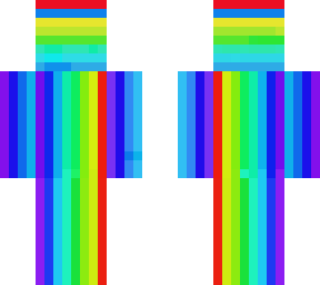 rainbow skin | Minecraft Skin