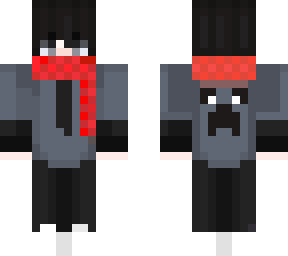 Red Scarf Boy | Minecraft Skin