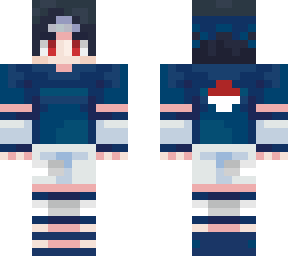 Sasuke Uchiha From Naruto original | Minecraft Skin