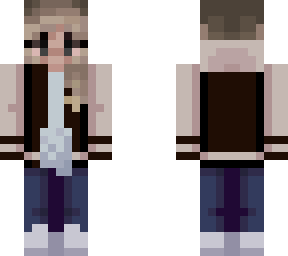 {{ Varsity Jacket / FM / BLK }} | Minecraft Skin
