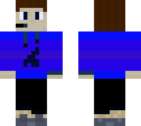 Blue gamer | Minecraft Skin