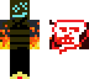 Fire fist 2 | Minecraft Skin
