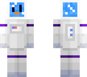 Gamerpenguin001 purple version and blue penguin | Minecraft Skin
