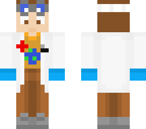 Hermitcraft Dane doctor's outfit | Minecraft Skin