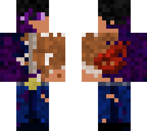 Man Half-Burned | Minecraft Skin