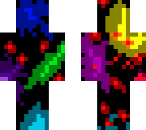 Paint Splotches | Minecraft Skin