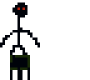 Stick man on trampoline | Minecraft Skin