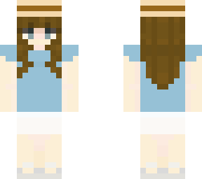 Straw hat girl | Minecraft Skin