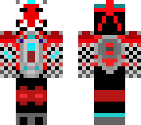 The giga robot: Time traveler | Minecraft Skin