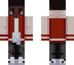 {{ Varsity Jacket / M / RED }} | Minecraft Skin
