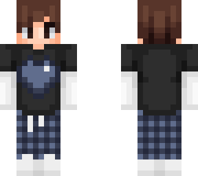(RECOLOR) Blue Flannel Pants | Minecraft Skin
