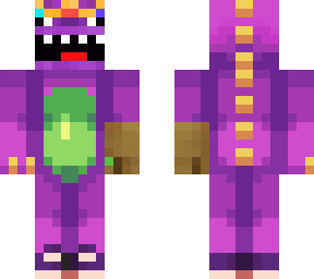 Goofy ahh barney | Minecraft Skin