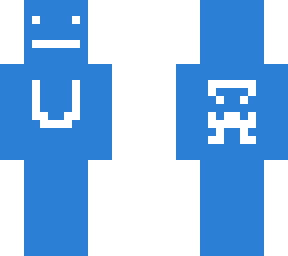 Blue Man figure | Minecraft Skin