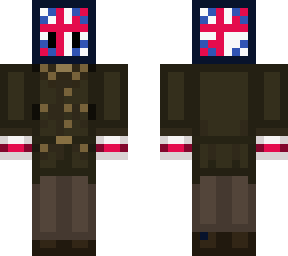 Britain army suit | Minecraft Skin