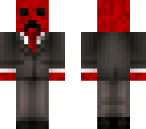 creeper suit red | Minecraft Skins