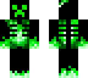 fire creeper | Minecraft Skins