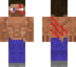 Steve chad scar | Minecraft Skin
