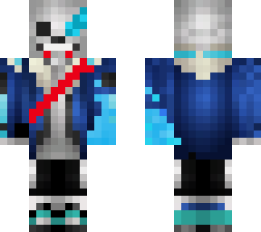 sans stab and going full power | Minecraft Skin