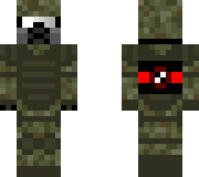 Anti furry soldier | Minecraft Skin