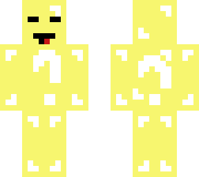 golden lucky block | Minecraft Skin