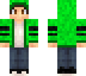 green hood | Minecraft Skins