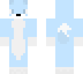 light blue fox skin | Minecraft Skin