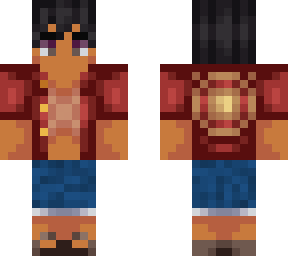 black luffy | Minecraft Skins