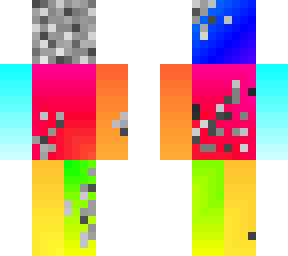 rainbow static | Minecraft Skin